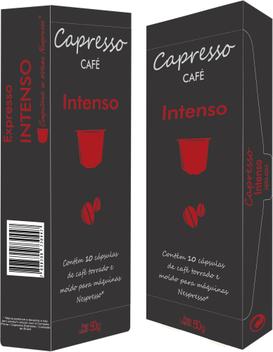 Cápsula Café Nespresso Capresso Intenso 10 Unidades - Cápsula de Café ...