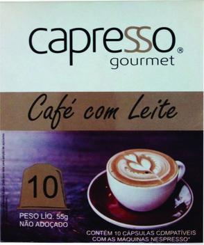 Cápsulas Nespresso Café Com Leite Gourmet Cx 10 Unids. - Capresso ...