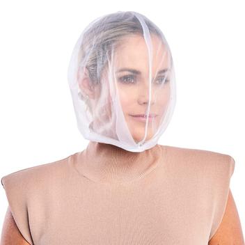 Capuz protetor de maquiagem Betty Dain, protege o cabelo e a maquiagem ...