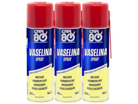Car80 Vaselina Spray Lubrificante Alta Performance - 3 Unidades ...