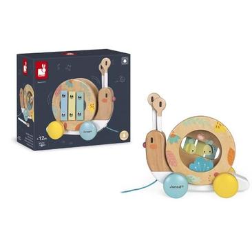 Caracol musical montável para passear com rodinhas - Janod - Sons e ...