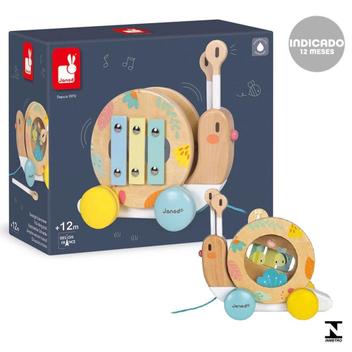 Caracol Musical Monte e Passeie Em Madeira Janod - Sons e Fala ...