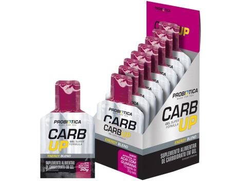 Carboidrato Probiótica Carb Up Super Fórmula - em Gel 10 Sachês 30g ...
