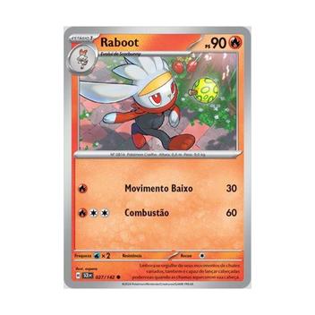 Card pokemon raboot (027/142) reverse foil coroa estelar - FUNKO POP ...