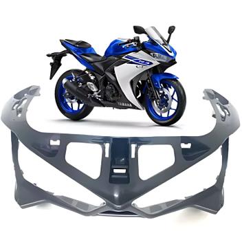 Carenagem farol frontal superior yamaha yzf r3 r 3 2016 2017 2018 2019 ...