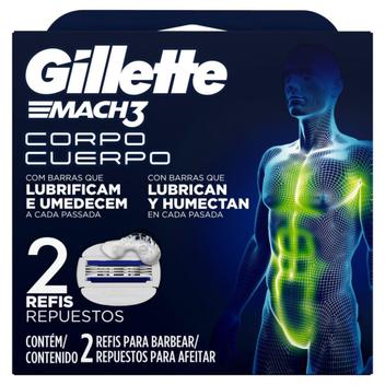 Carga Gillette Prestobarba Mach3 Corpo 2 Unidades - Lâmina e Carga para ...