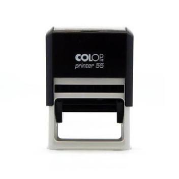 Carimbo Automático Print 55 Preto Com Branco - Colop - Carimbo - Magazine Luiza
