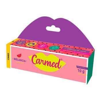 Carmed Hidratante Labial Sabor Melância 10g - CIMED - Lip Balm ...