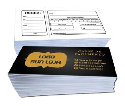 CARNÊ COMPLETO COUCHÊ 300G SEM VERNIZ 4x0 - 100UN - Corpel - Armarinhos ...