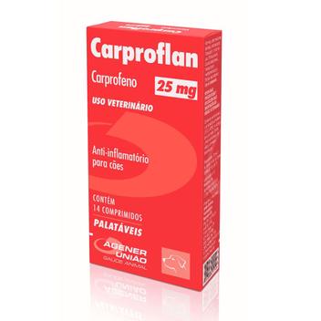 Carproflan 25mg Agener União C/14 Comprimidos - Anti Inflamátório Pet ...