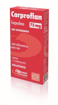 CARPROFLAN 75 mg para Cães - Agener união - Anti-Inflamátório ...