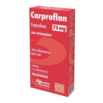 Carproflan 75mg com 14 Comprimidos - AGENER UNIAO - Anti Inflamátório ...