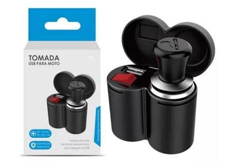 Carregador Celular Usb Para Motos Acendedor Guidão LE-9019 - It Blue ...