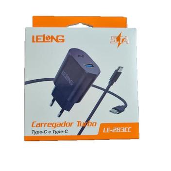 Carregador Com 2 Entradas 5.1A - Usb-A E Usb-C - Hom Anatel - Lelong ...