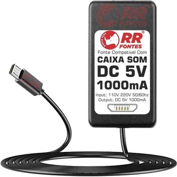 Carregador Compatível Com Caixa Amplificada TRC DC 5V 1000mA TRC 5540 ...