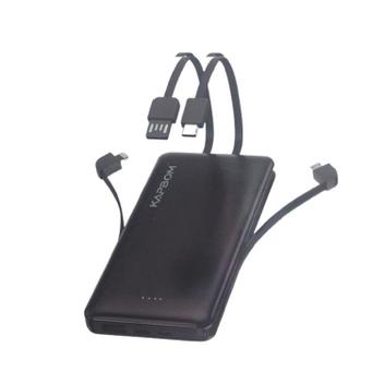 Carregador Portátil Power Bank Kapbom, 10.000mAh, Anti-Impacto, Alta ...