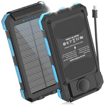 Carregador solar Power Bank Durecopow 49800mAh para telefone e relógio ...