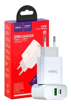Carregador Tipo-c Hoco C80a 20w Usb Qc3.0 110v-240v - Carregador de Celular - Magazine Luiza