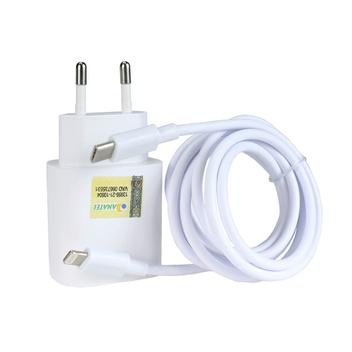 Carregador Turbo 20W C/ Anatel Fonte Usb C + Cabo Usb C - Comp ...