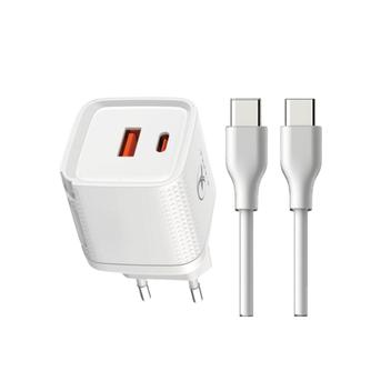 Carregador ultra rápido bivolt 5A 45W GaN com cabo Tipo-C X-Cell mod ...