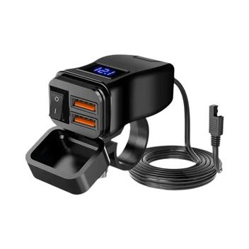 Carregador USB Duplo 60W para Motocicleta - À Prova D'Água com ...