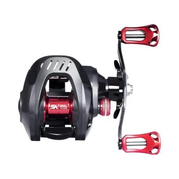 Carretel de Pesca SAMOLLA de Alta Velocidade - Sistema de Freio Duplo ...