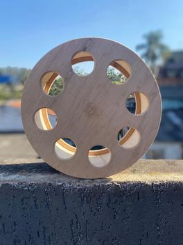 Carretilha de Madeira com Catraca para Pipa 9 10 12 Polegadas - WOOD IN ...