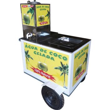 Carrinho Agua de Coco MLACG Completo Torre Guarda Sol Abridor - Lisboa ...