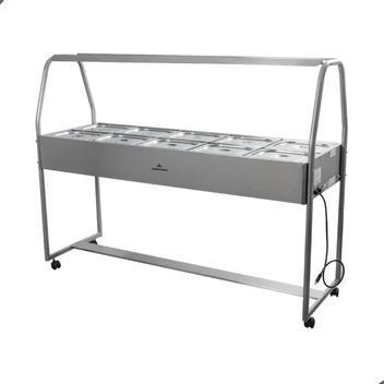 Carrinho Buffet Térmico Monovolt Inox 10 Cubas Self Service - ARMON ...