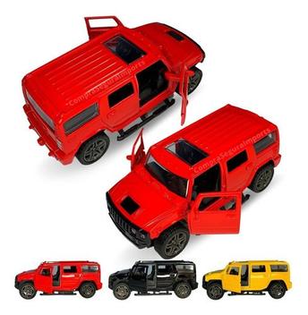 Carrinho De Ferro Miniatura Hummer H3 Metal Abre Porta - Europio ...