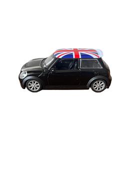 Carrinho De Fricção Metal Miniatura Mini Cooper Com Bandeira da ...