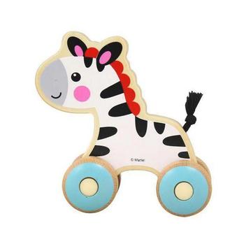 Carrinho De Madeira Zebra Fisher Price - Br986 - Multikids - Carrinho ...
