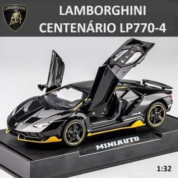 Carrinho Lamborghini Centenário Lp770 Miniatura Coleção 1:32 ...