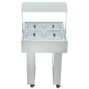 Carrinho Térmico Buffet Banho-Maria Self-Service 4 Cubas Edanca ...