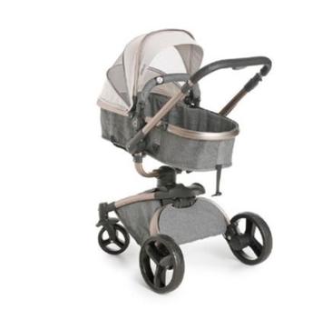 Carrinho Travel System Vulkan 360 Cinza Dzieco - Galzerano - Carrinho com Bebê Conforto ...