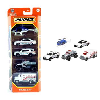 Carrinhos Em Miniatura Mbx Rescue Iii Matchbox Escala 1:64 - Mattel ...