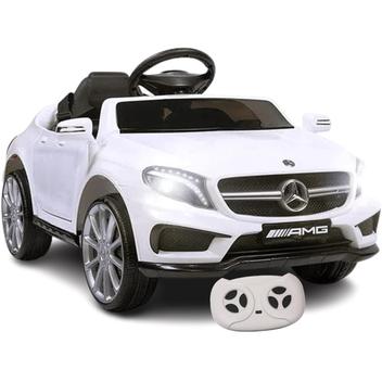Carro Eletrico Mercedes-Benz GLA 45 Branco com Controle 12V - BangToys ...