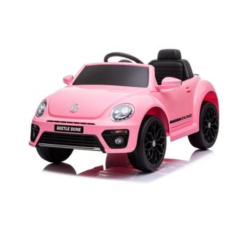 Carro Infantil Elétrico Volkswagen Fusca Beetle Dune Rosa - Importway ...