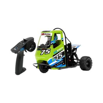 Carro RC Infantil Controle Remoto 2.4G X-Rider 18 Piaggio Ape 18 2WD ...