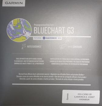 Carta Nautica Garmin Bluechart G3 HD Costa leste da America do Sul ...