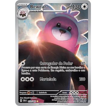 Carta Pokémon - Bewear 79/64 - Fábulas Nebulosas - Copag - Deck de ...