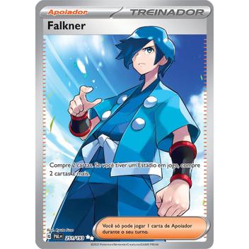 Carta Pokémon - Falkner 251/193 - Evolução em Paldea - Copag - Deck de ...