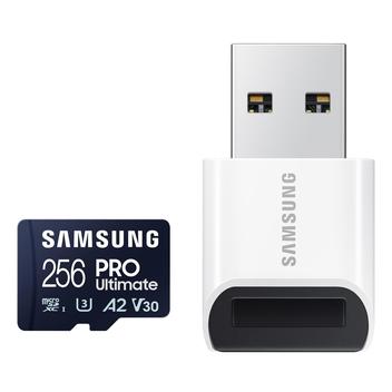 Cartão de memória SAMSUNG PRO Ultimate microSD 256GB com leitor ...