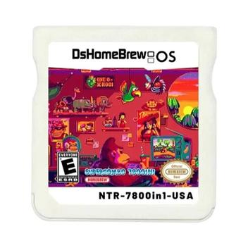 Cartão DS 7800 Em 1 Para NDS NDSL NDSi 3DS 2DS Lite Simulador De Jogos ...