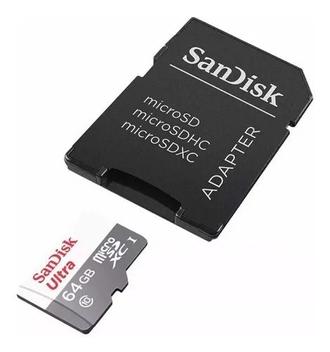 Cartão Micro Sd Sdhc Ultra 64gb Classe 10 Lacrado - Sandisk - Cartão de ...