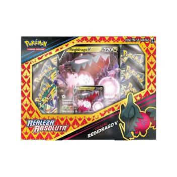 Cartas - Box Pokemon Colecao - Realeza Absoluta Regidrago V COPAG DA ...