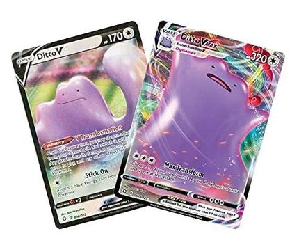 Cartas Pokémon Ditto Vmax e V - Shining Fates Ultra Raras (Lote) - Deck ...