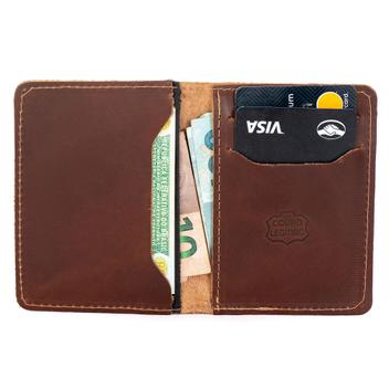 Carteira Porta Cartao Masculino Pequeno Em Couro Legitimo - scootgrif ...