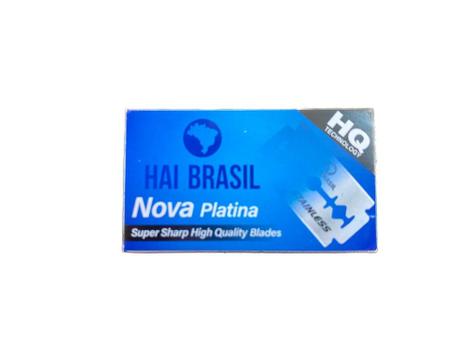 Cartela Com 60 Lâminas Barbear Profissional - Hai Brasil - Lâmina e Carga para Aparelho de ...