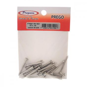 Cartela Prego Aco Preguim Com Cabeca 15X15 Com 20 Pecas 1958 - Prego ...